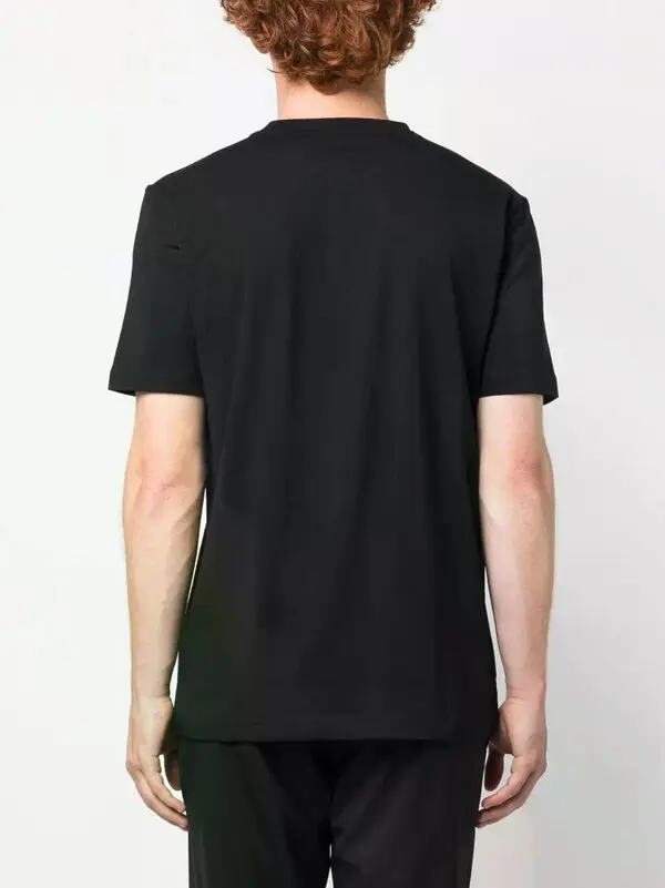 BOSS Logo-print Tape-detailing T-shirt