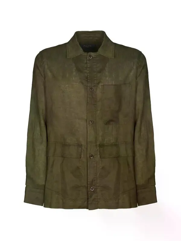 PALTO' Pocket Button Jacket - Green