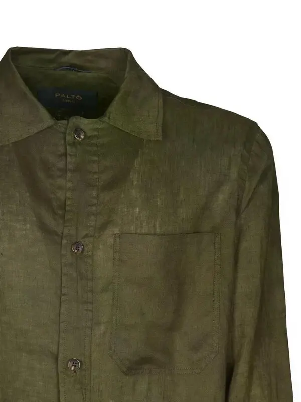 PALTO' Pocket Button Jacket - Green