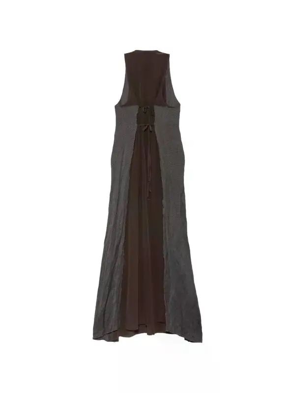 ALYSI Tie-front Maxi Dress