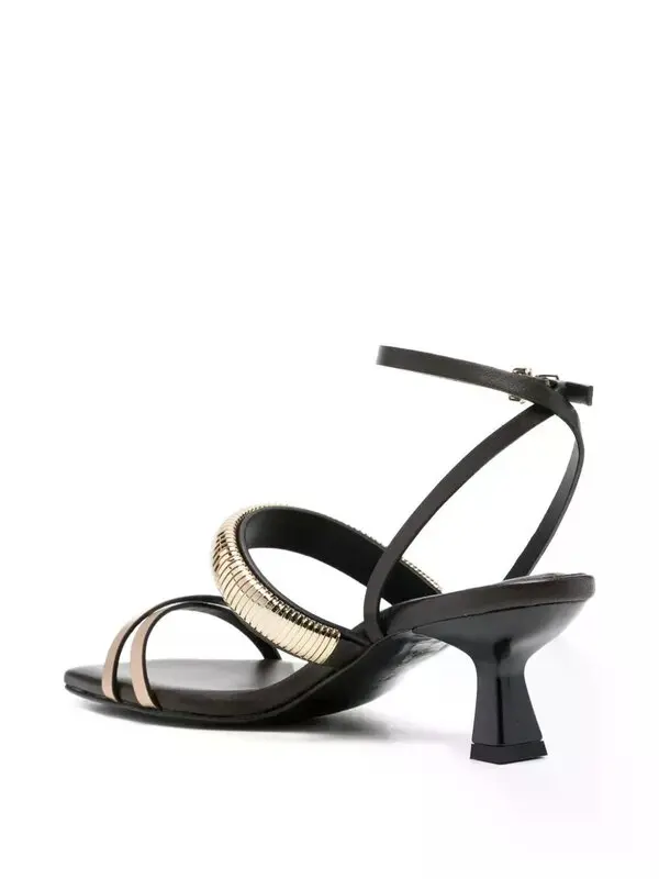 DONNARÌ Metallic-strap Sandals