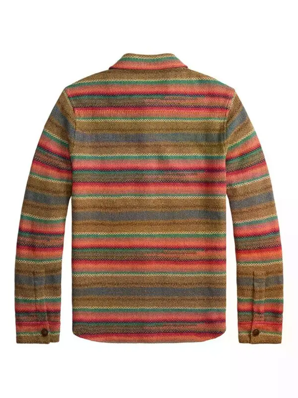 Ralph Lauren Buttoned Striped Knitted Shirt