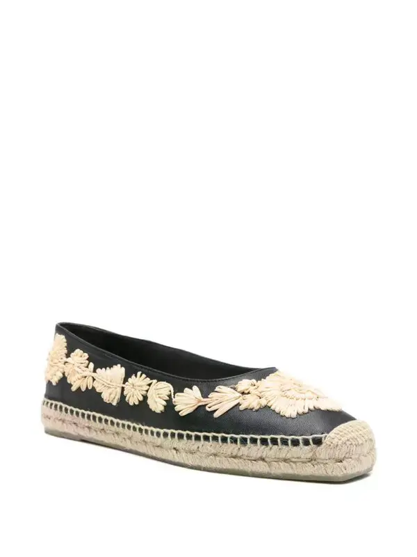 CastaÑer Paris Espadrilles With Raffia Embellishment