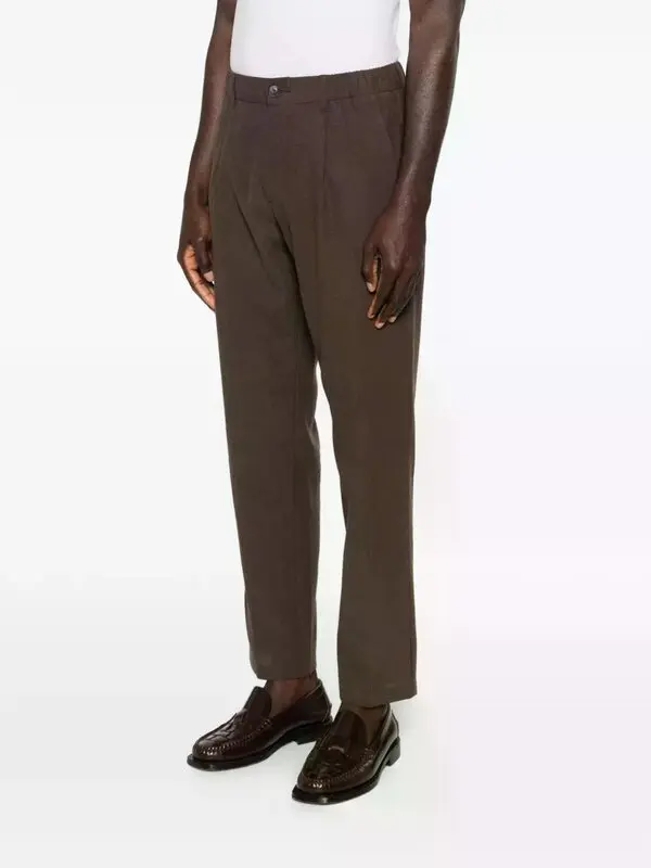 Herno Tailored Trousers With Elasticated Waistband