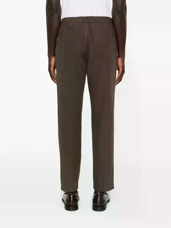 Herno Tailored Trousers With Elasticated Waistband