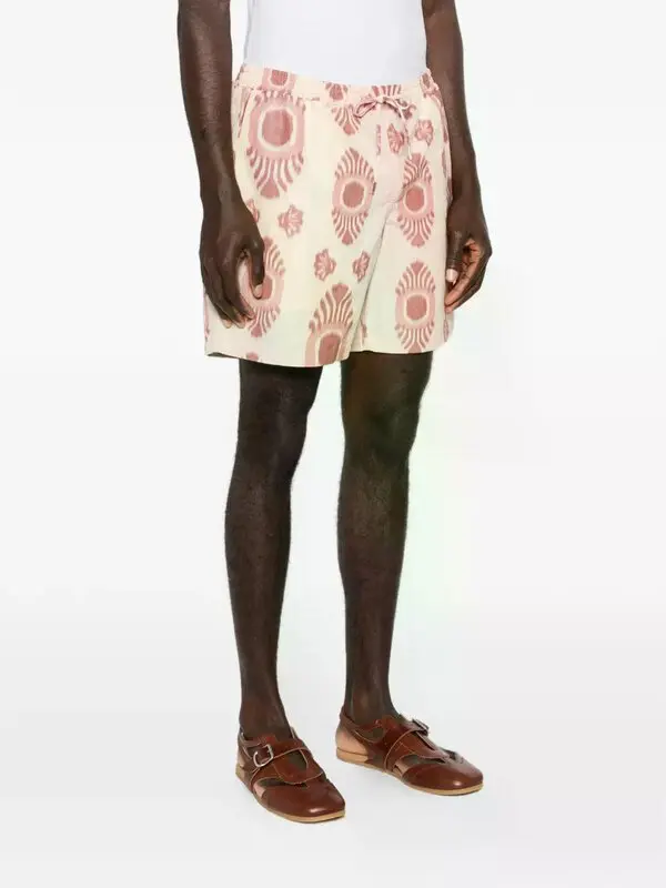 A KIND OF GUISE Volta Patterned Drawstring Shorts