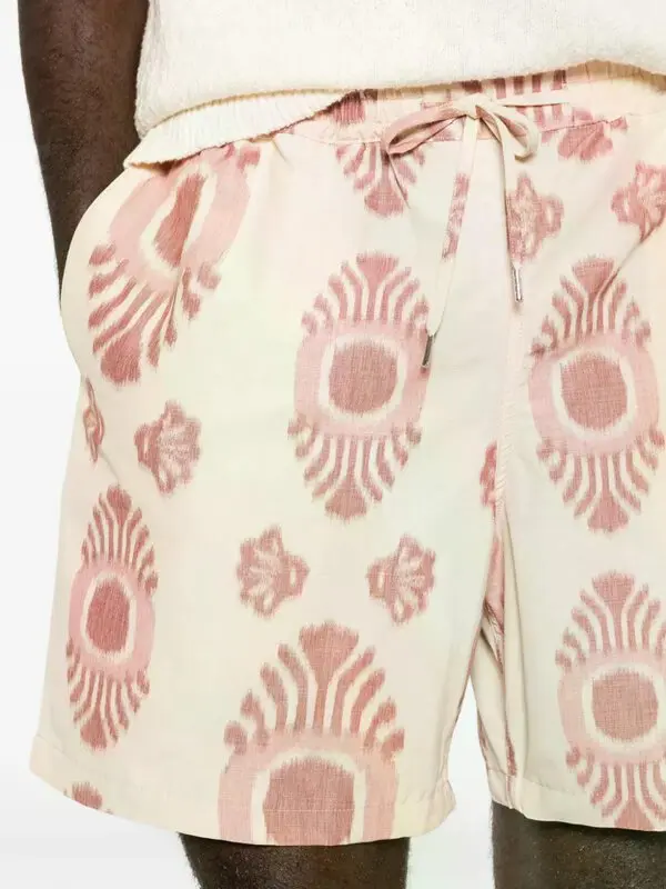 A KIND OF GUISE Volta Patterned Drawstring Shorts