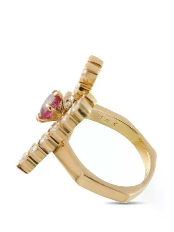 FRED OF PARIS Ruby And Diamond Ring