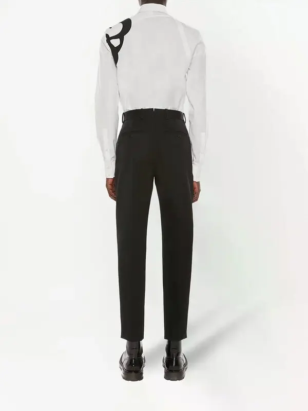 Alexander McQueen Tailored Satin-panel Trousers