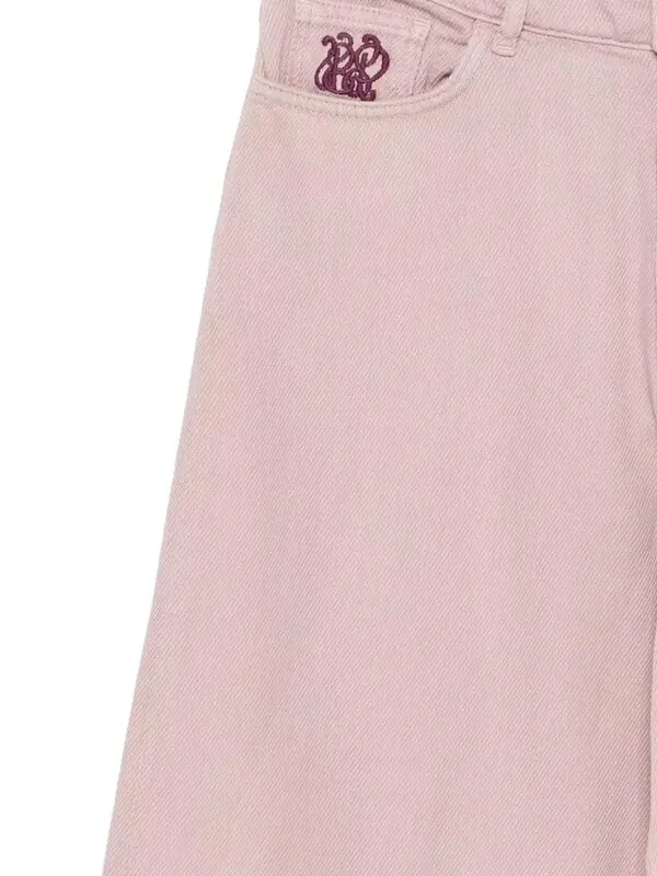 Baum Und Pferdgarten Niamh Embroidered Denim Shorts