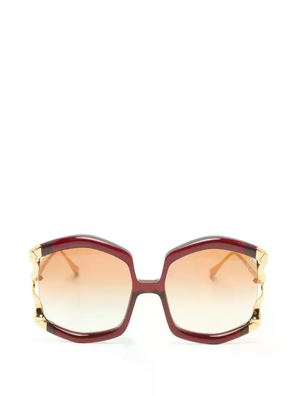Anna-Karin Karlsson La Vie En Rose Sunglasses - Red
