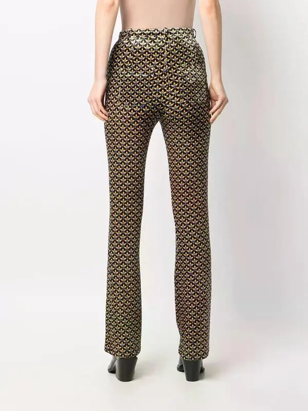 Rabanne Patterned Buttoned Trousers