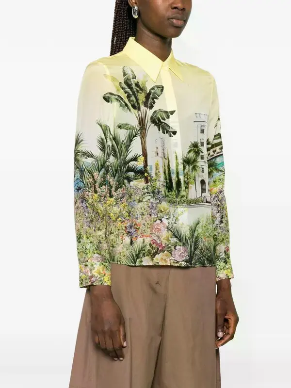 Alice + Olivia Printed Shirt