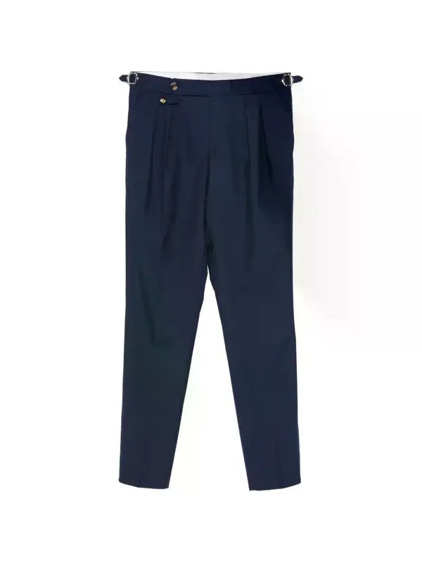 Brunello Cucinelli Pleated Buckle Trousers
