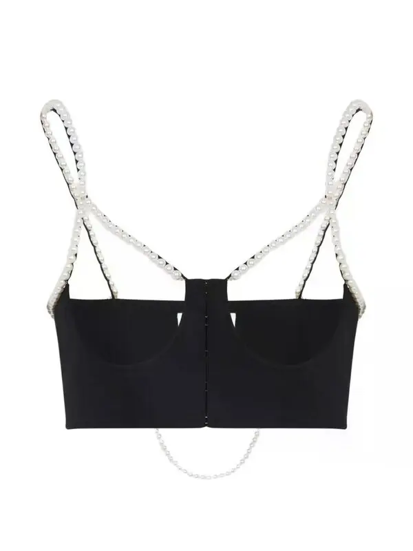 Moschino Pearl-detail Top