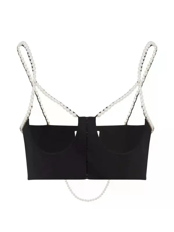 Moschino Pearl-detail Top