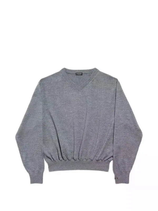 Balenciaga V-neck Long Sleeve Sweater