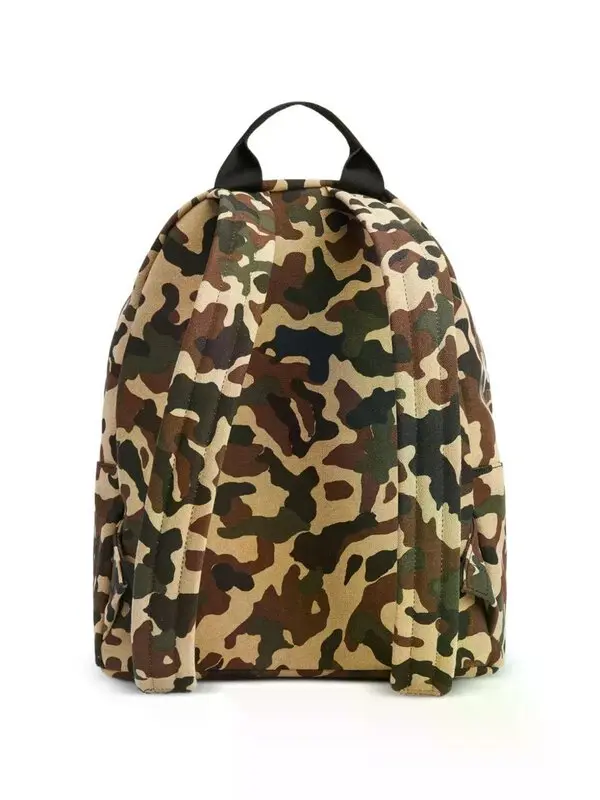 GIUSEPPE ZANOTTI Camouflage Logo Backpack