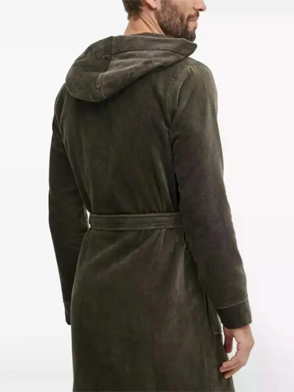 CR7 CRISTIANO RONALDO Hooded Belted Robe