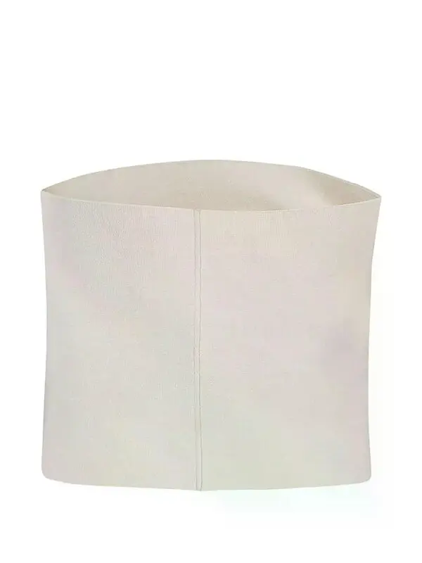 Liviana Conti Logo-embroidered Bandeau Top - Neutrals
