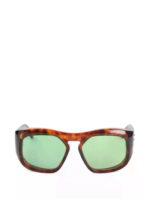 Valentino Garavani Logo-detail Geometric-frame Sunglasses