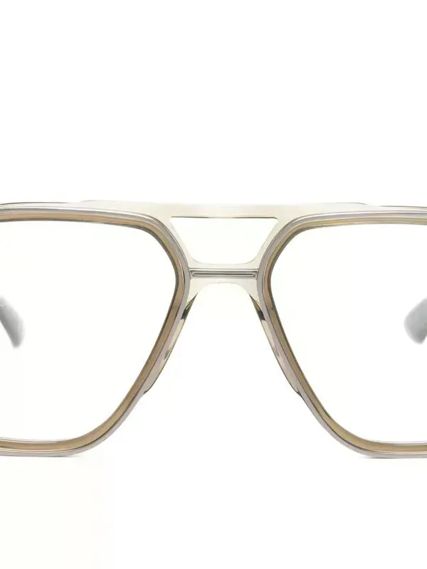 GIGI STUDIOS Leo Geometric-frame Glasses - Grey