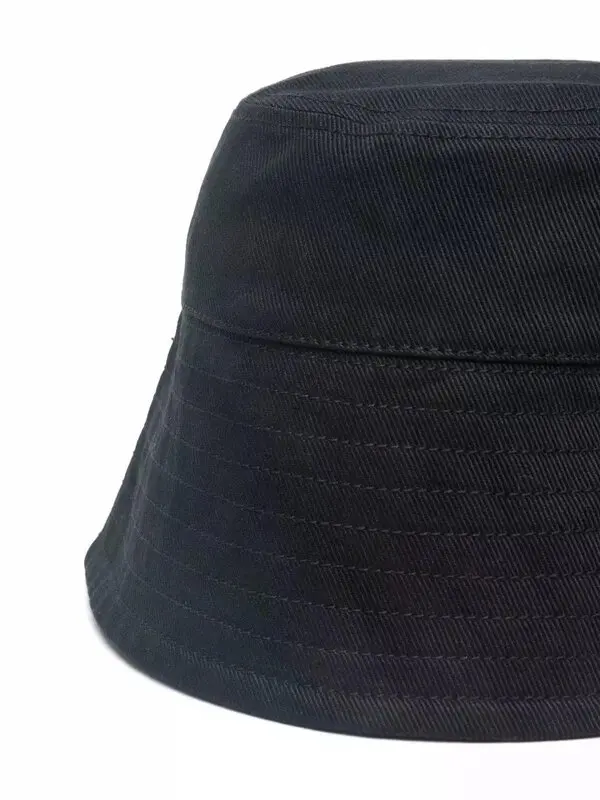 PATOU Logo-print Bucket Hat - Black