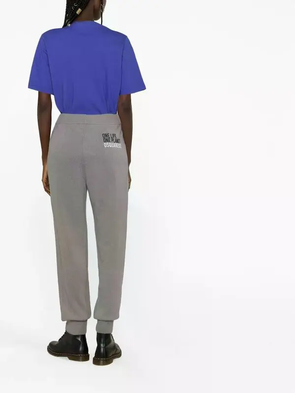 Dsquared2 Logo Embroidered Knitted Track Pants