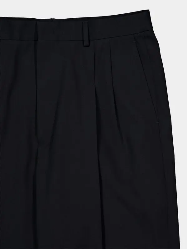 Valentino Garavani Navy Cotton Gabardine Chino Trousers