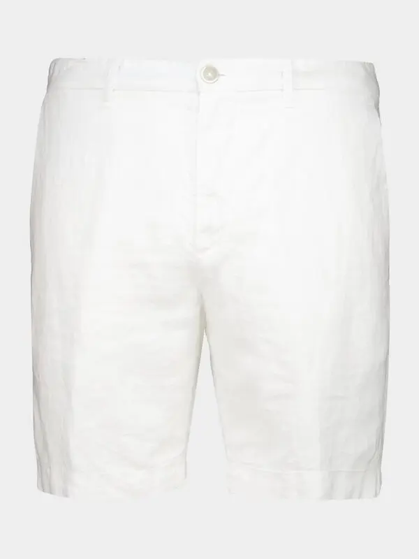 120% Lino Linen Bermuda Shorts
