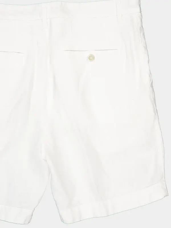 120% Lino Linen Bermuda Shorts