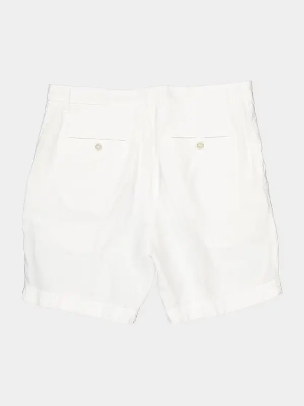 120% Lino Linen Bermuda Shorts