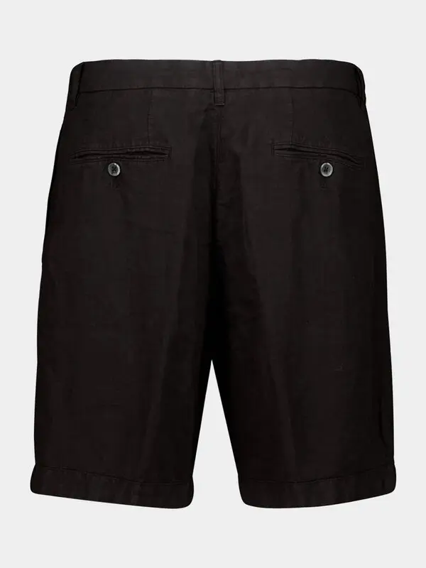 120% Lino Linen Bermuda Shorts