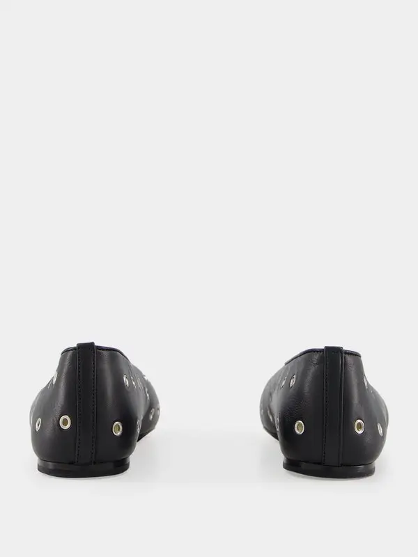 Le Monde Beryl Regency Slippers - Black