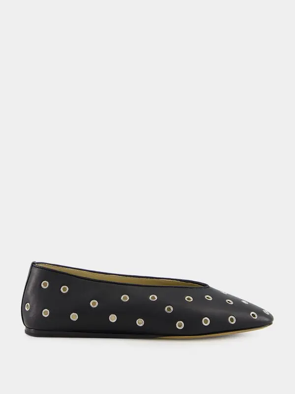 Le Monde Beryl Regency Slippers - Black