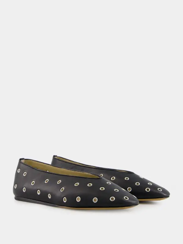 Le Monde Beryl Regency Slippers - Black