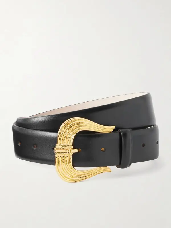 DEHANCHE Cupid Leather Belt - Black