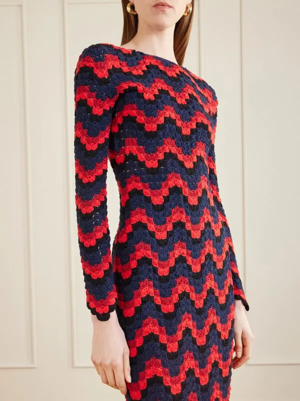 Escvdo Ursula Crocheted Cotton Maxi Dress