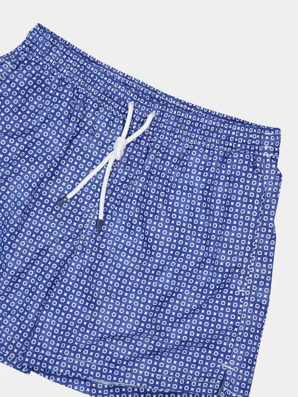 Fedeli Printed Swim Shorts