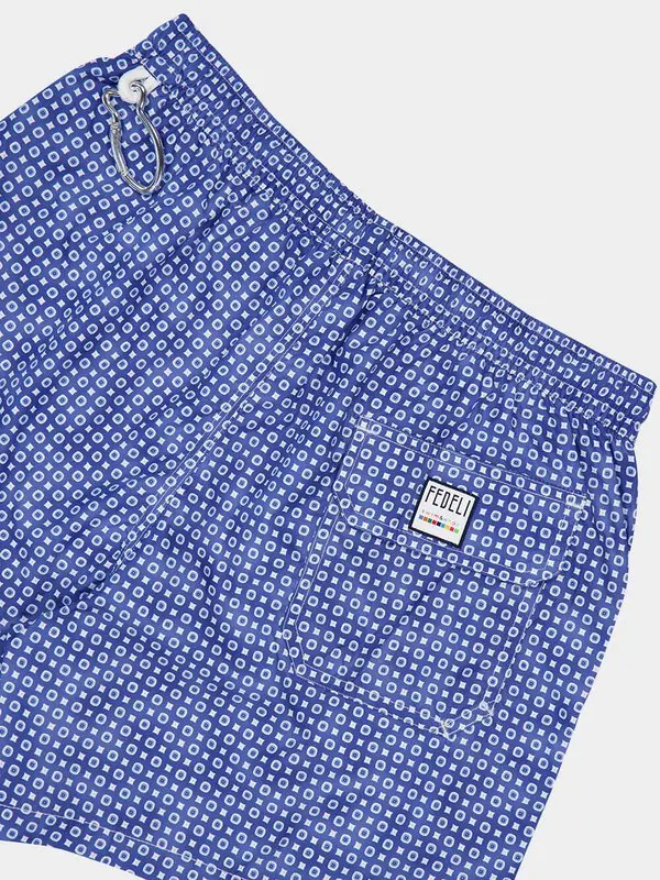 Fedeli Printed Swim Shorts