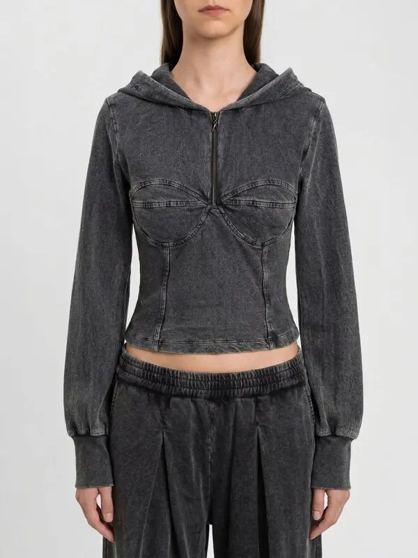 TWINSET Hooded Sweatshirt With Zipper