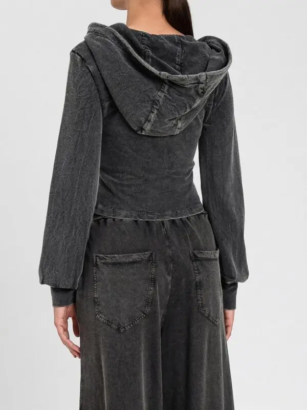 TWINSET Hooded Sweatshirt With Zipper
