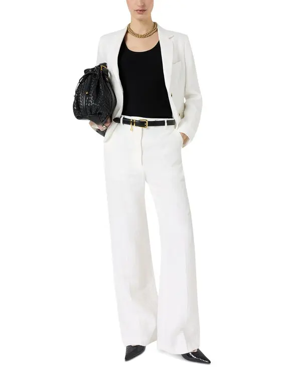 Gerard Darel Terya Linen Blazer - Ecru