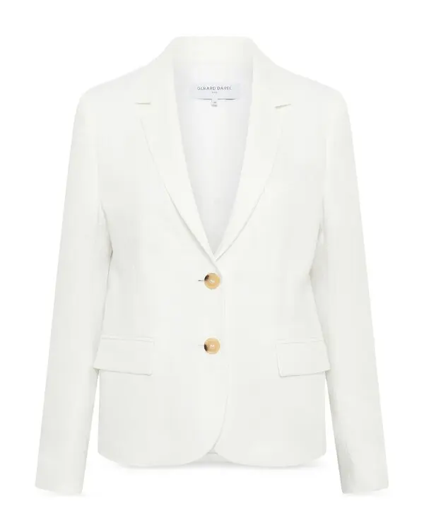 Gerard Darel Terya Linen Blazer - Ecru