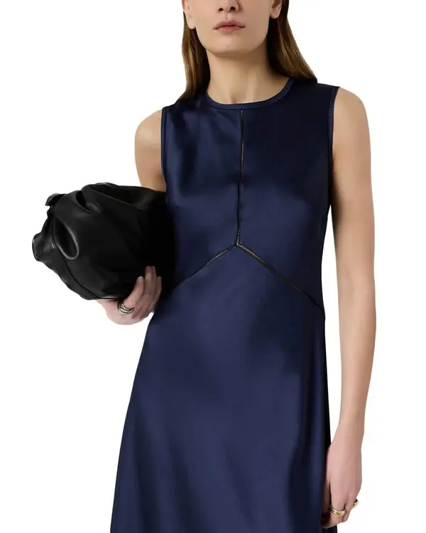 Gerard Darel Sleeveless Ladder Trim Dress