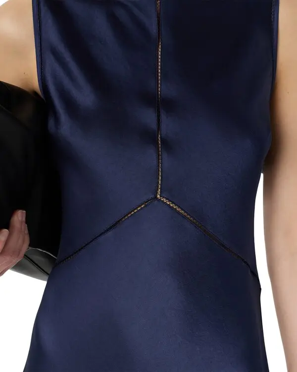 Gerard Darel Sleeveless Ladder Trim Dress