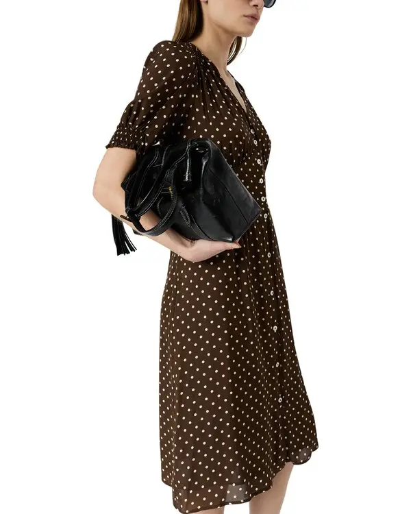 Gerard Darel Rohya Puffed Sleeve Dress