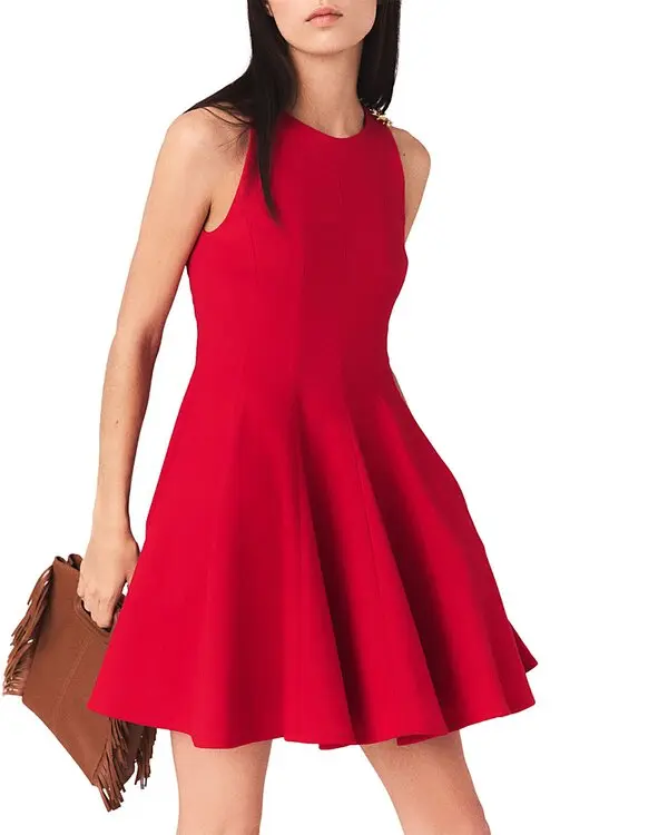 Maje Short Flared Dress