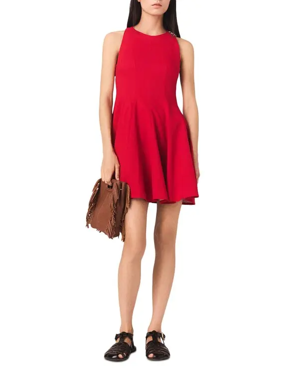 Maje Short Flared Dress