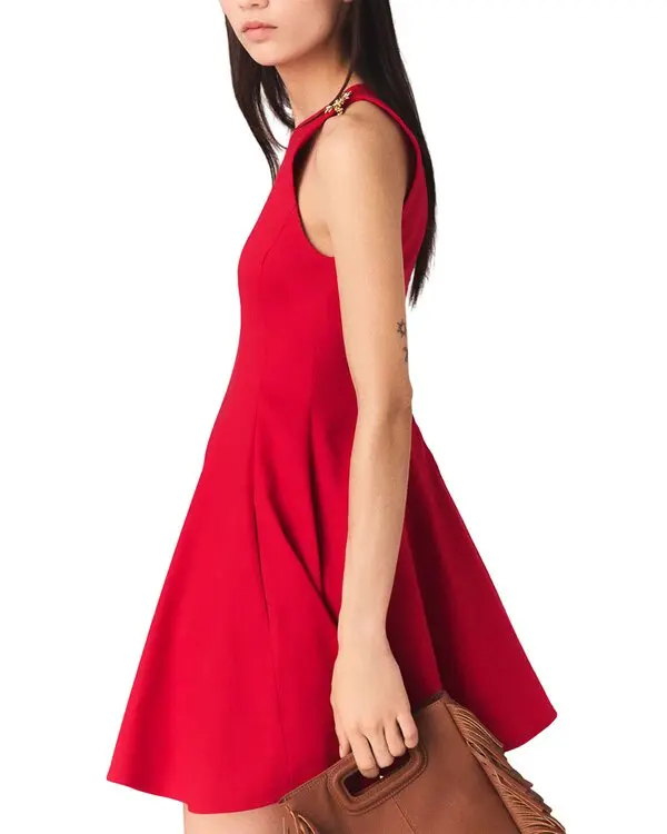 Maje Short Flared Dress